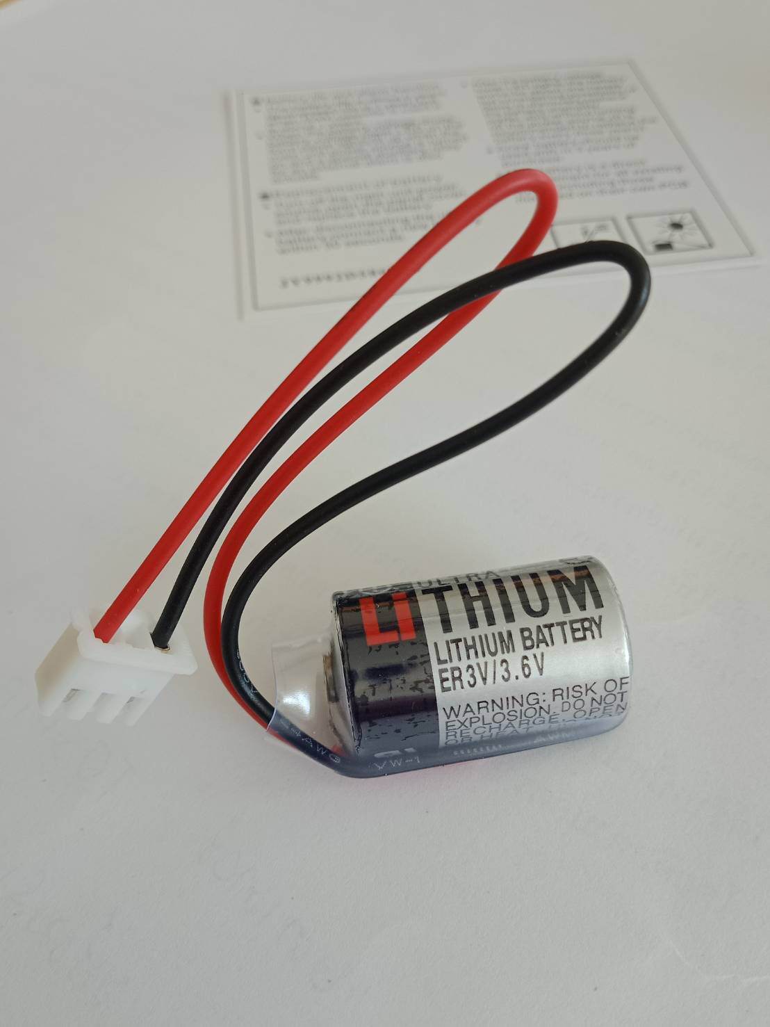 ER3V / 3.6V ER3V/3.6V TOSHIBA ลิเธียม แบตเตอรี่ (แพ็ค1ตัว) PLC LITHIUM ...