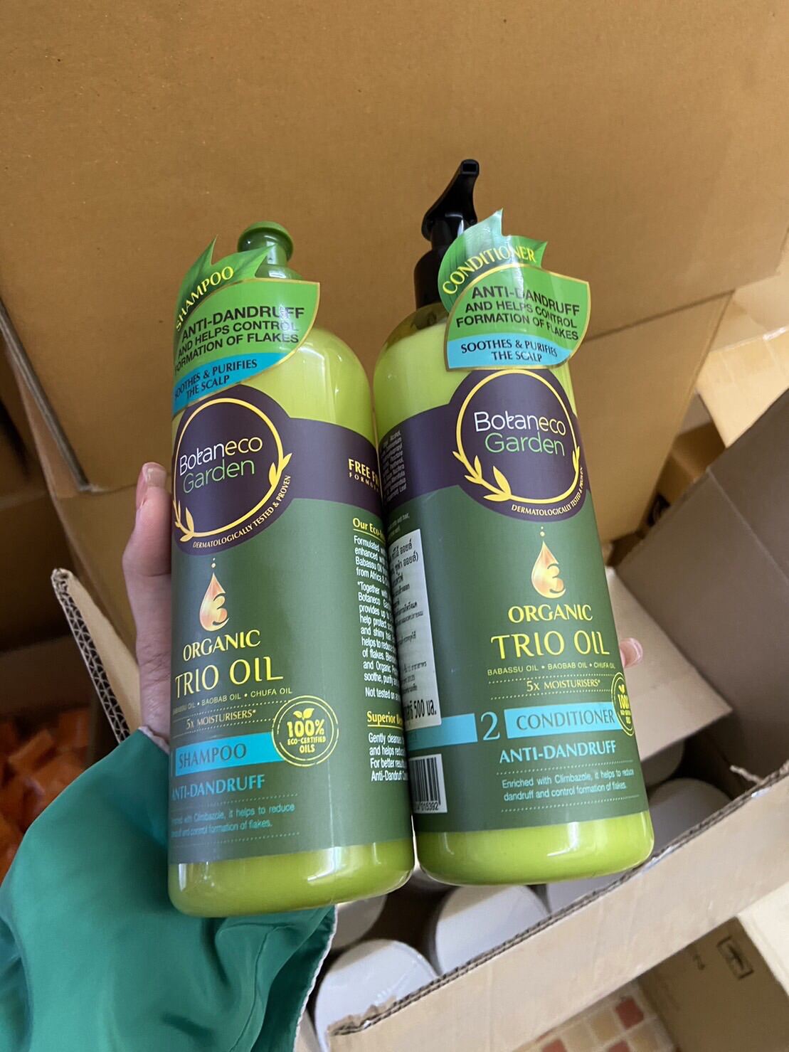 1 แถม 1 Ready Stock - Botaneco Garden TRIO Oil แชมพูขจัดรังแค/คอน ...