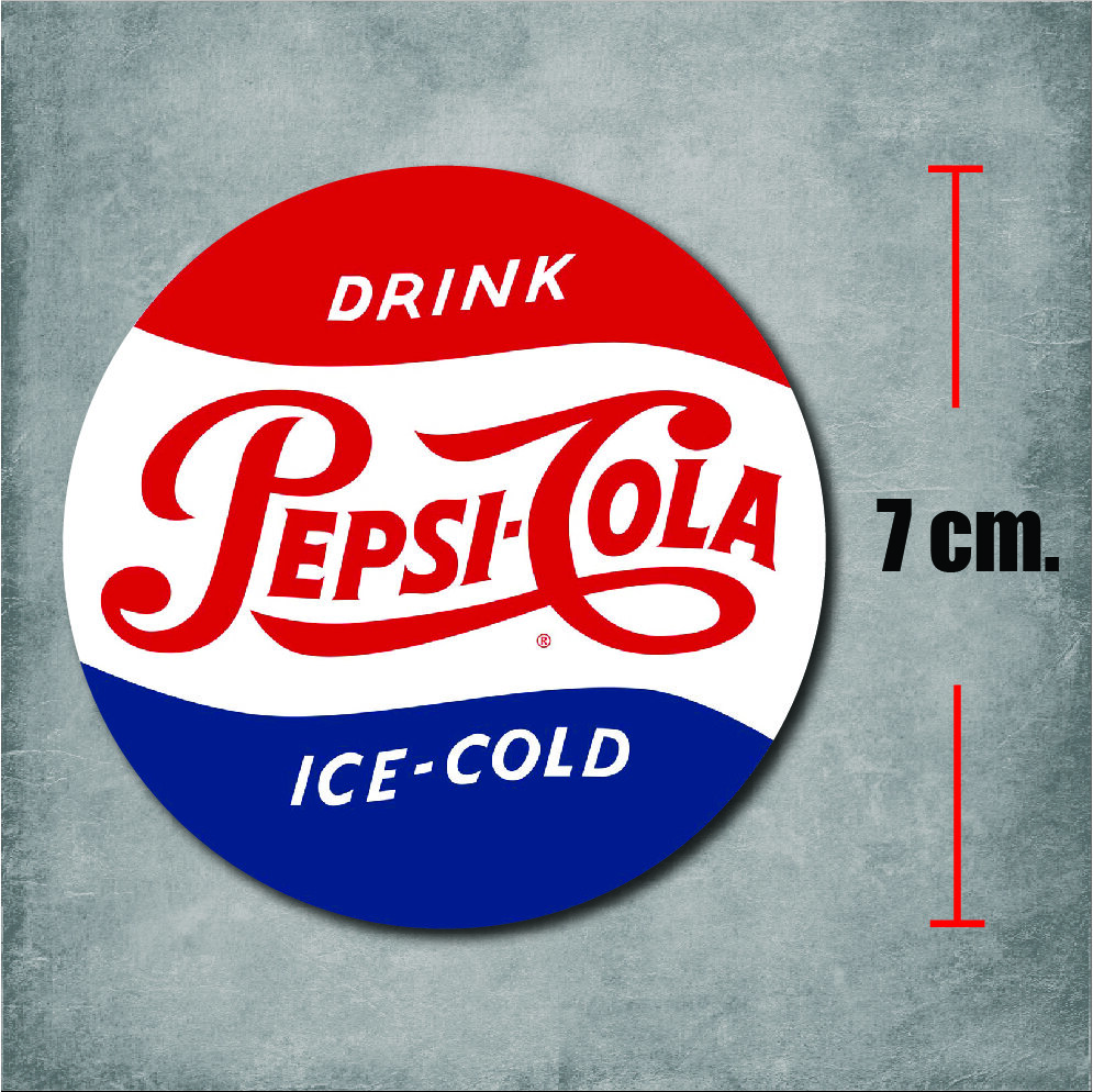 sticker pvc pepsi cola สติกเกอร์ เป๊ปซี่ โคล่า งานพิมพ์ดีที่สุด OFFSET ...
