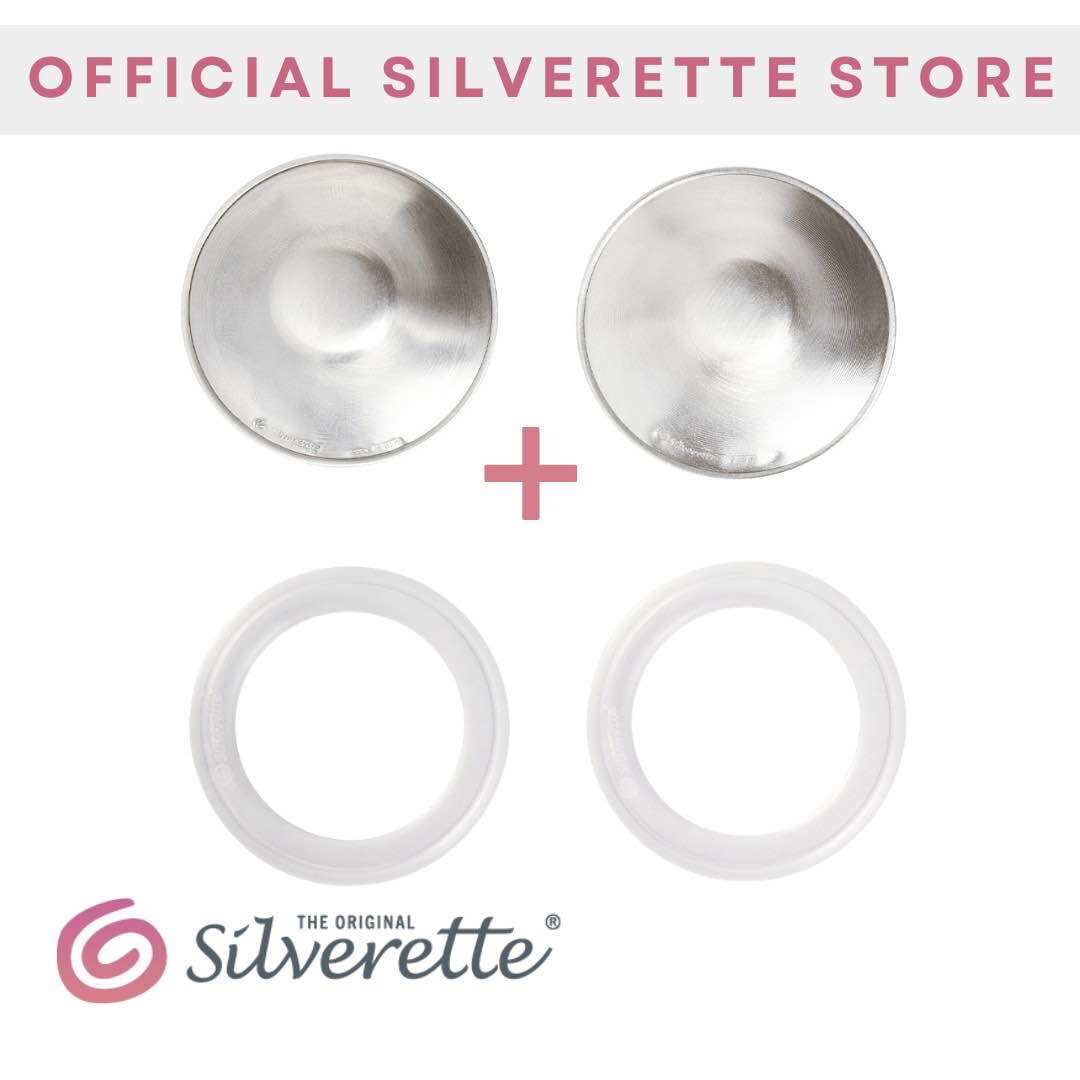Silverette Nursing Cups O-Feel Ring ถ้วยเงิน ป้องกันหัวนมแตก บำรุงหัวนม ...