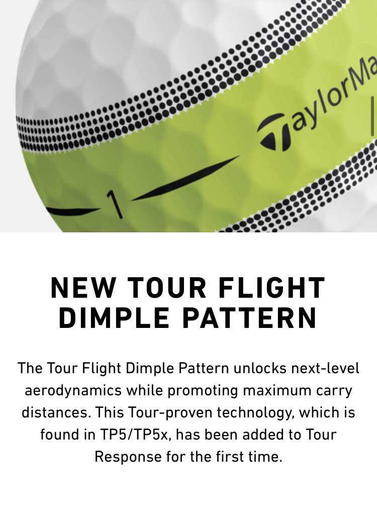 Taylormade Tour Response Stripe ลูกกอล์ฟของแท้100 นำเข้าจากญี่ปุ่น ...