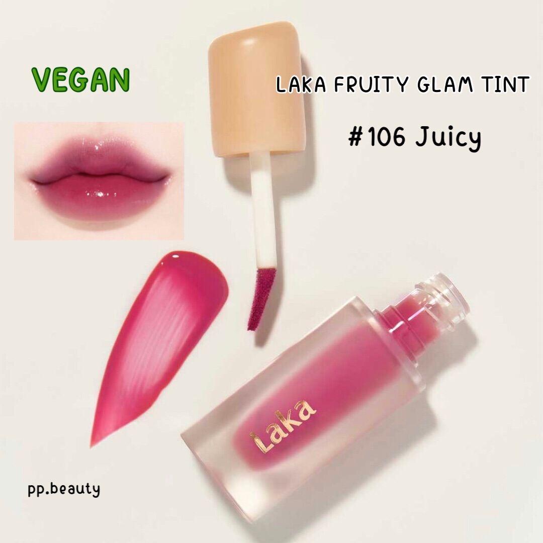 พร้อมส่งจากไทย🚚 Laka Fruity Glam Tint ลิปทินท์ ยอดฮิต ริมฝีปากฉ่ำวาว | Lazada.co.th
