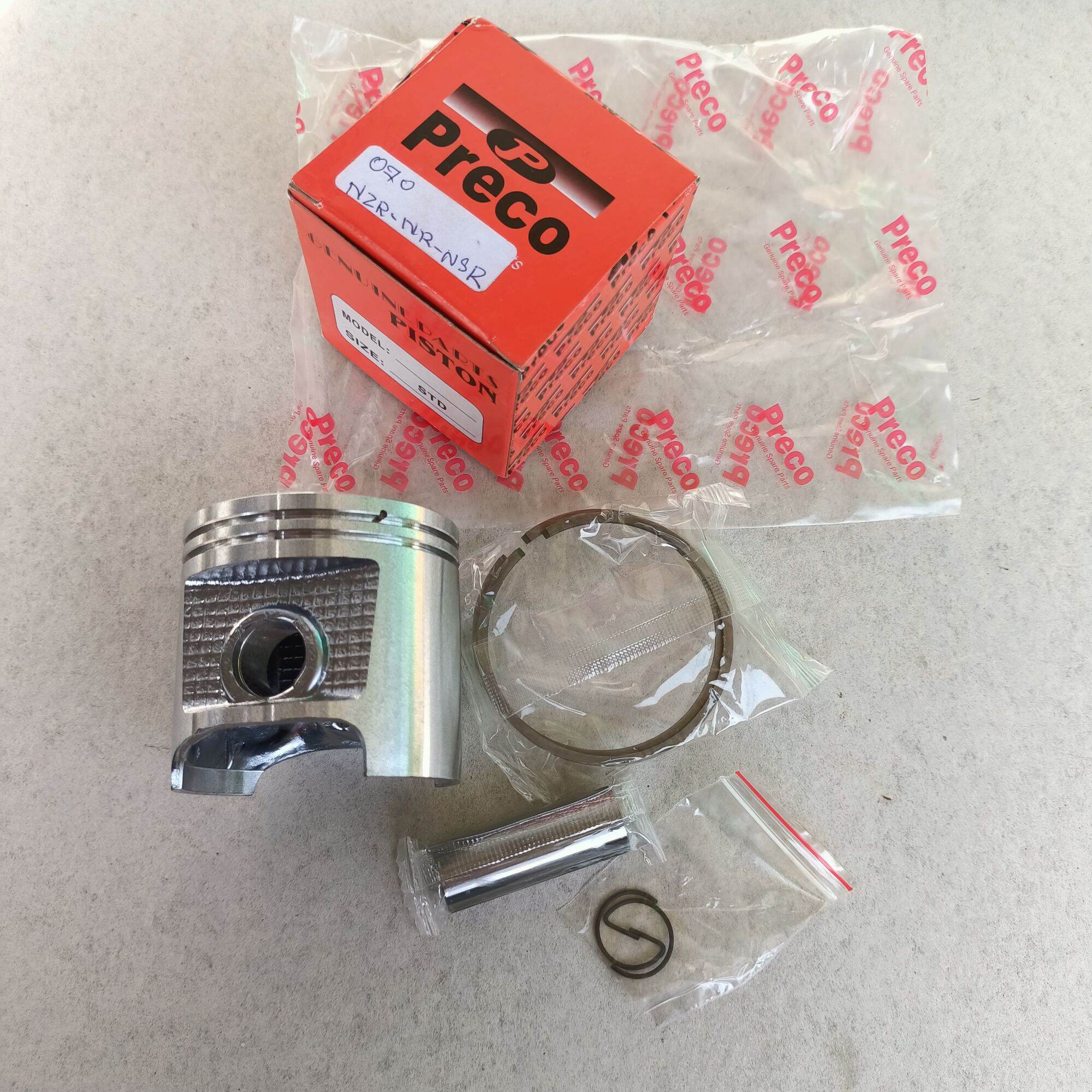ลูกสูบ แหวน STIHL Ms 070 Preco แท้ พรีโค ลูกสูบ+แหวน กิ๊บล็อค สลัก ...