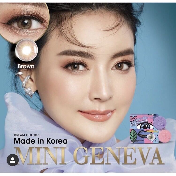 คอนแทคเลนส์#mini geneva#มินิ เจนีวา#dreamcolor#ดรีมคัลเลอร์#เลนส์นิ่ม#มินิ#mini#คอนแทคเลนส์สายตา ...