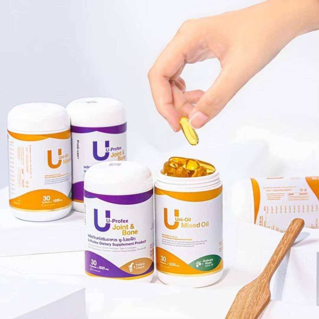 ชุดฟื้นฟูหมอนรองกระดูกทับเส้นประสาท ข้อเข่าเสื่อม แพคคู่ UNI-OIL U ...