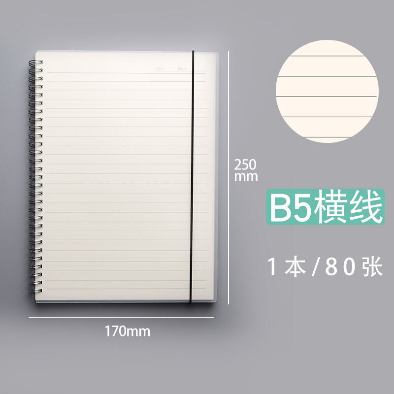 เครื่องเขียนสำหรับนักเรียนขนาด A4สมุดเส้นคอร์นเคอร์นเคอร์นขนาด B5สมุดตาราง A5สมุดจดบันทึกสมุด ...