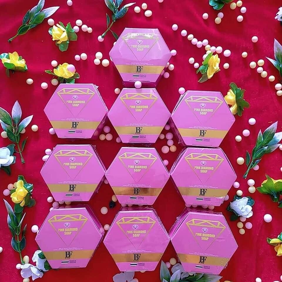 สบู่PINK DIAMOND SOAPစိန်မျက်နှာသစ်ဆပ်ပြာ (10 ก้อน แพียงแค่ 650บาท ...