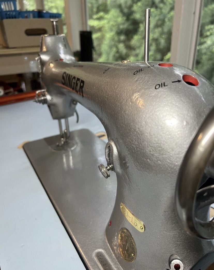 Vintage Antique Singer Industrial Sewing Machine 31-15 FULLY RESTORED ...