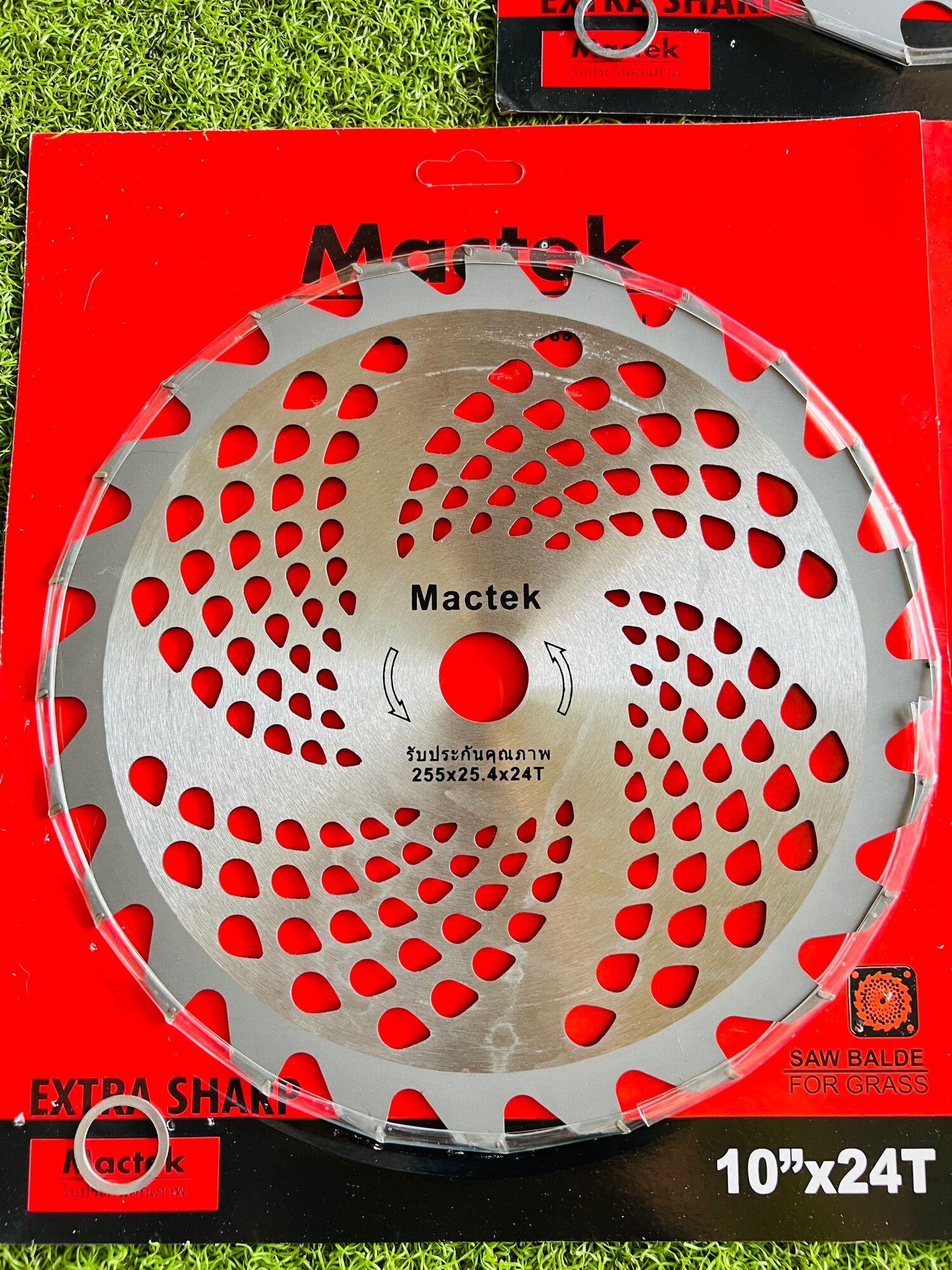 Mactek แพค 5ใบ ใบมีดตัดหญ้า 10นิ้ว 12ฟัน 16ฟัน 24ฟัน ติดเล็บ ใบวงเดือน ...