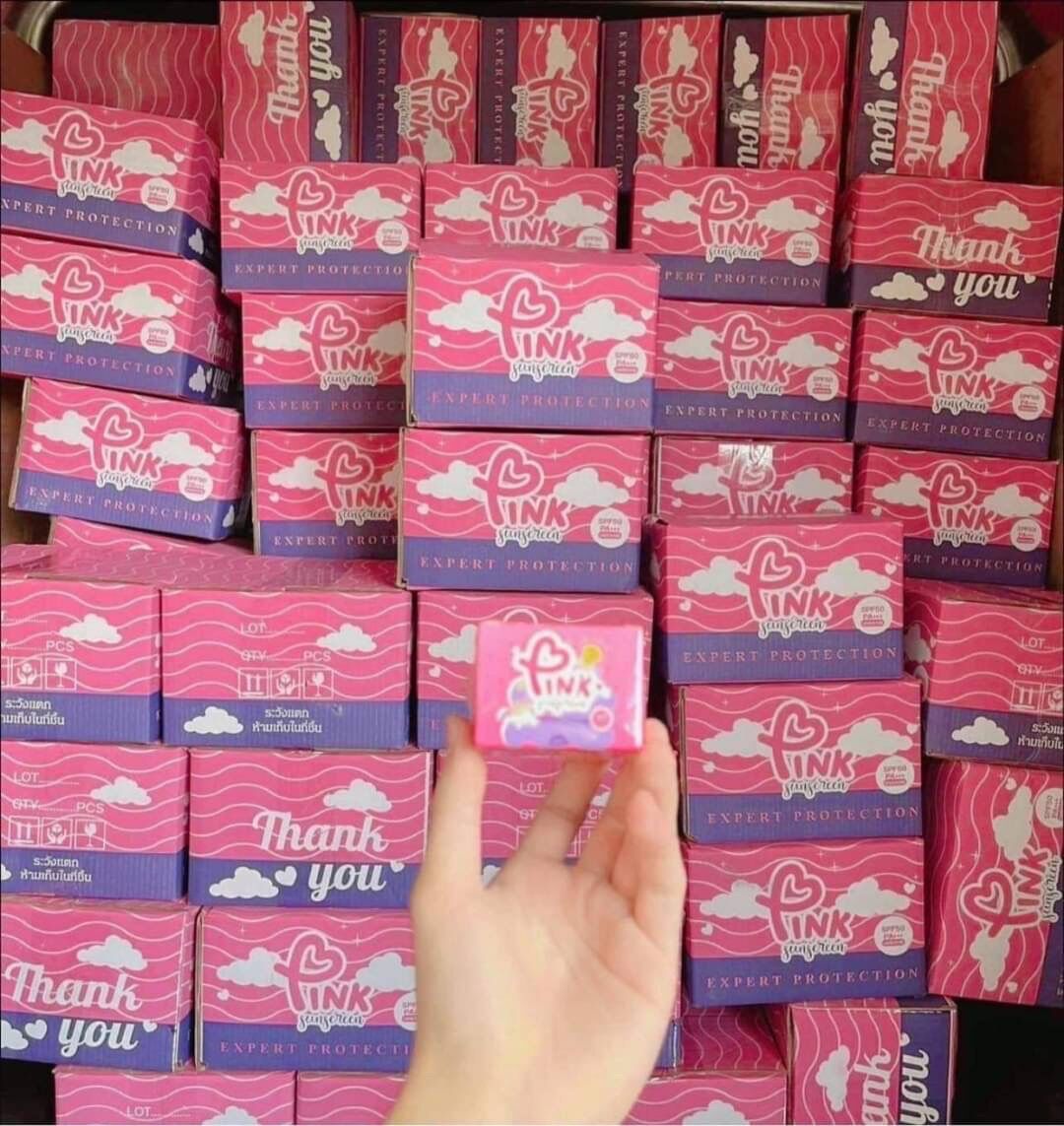 💖💜 Pink Sunscreen กันแดดซ้อจอย (ญาตาวี) 5 g. | Lazada.co.th