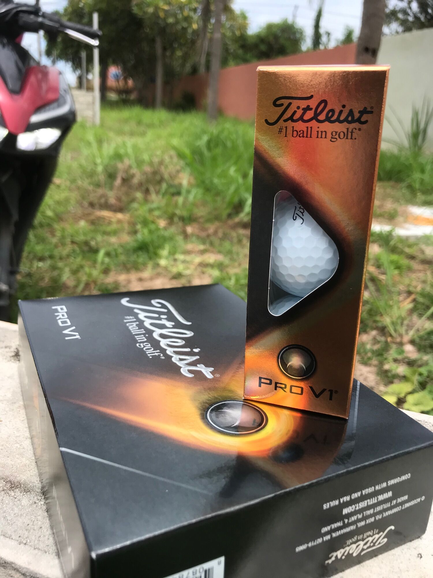 ลูกกอล์ฟมือ1Titleist prov1 New golfballs ProV1 เป็นลูกใหม่แกะกล่องยัง ...