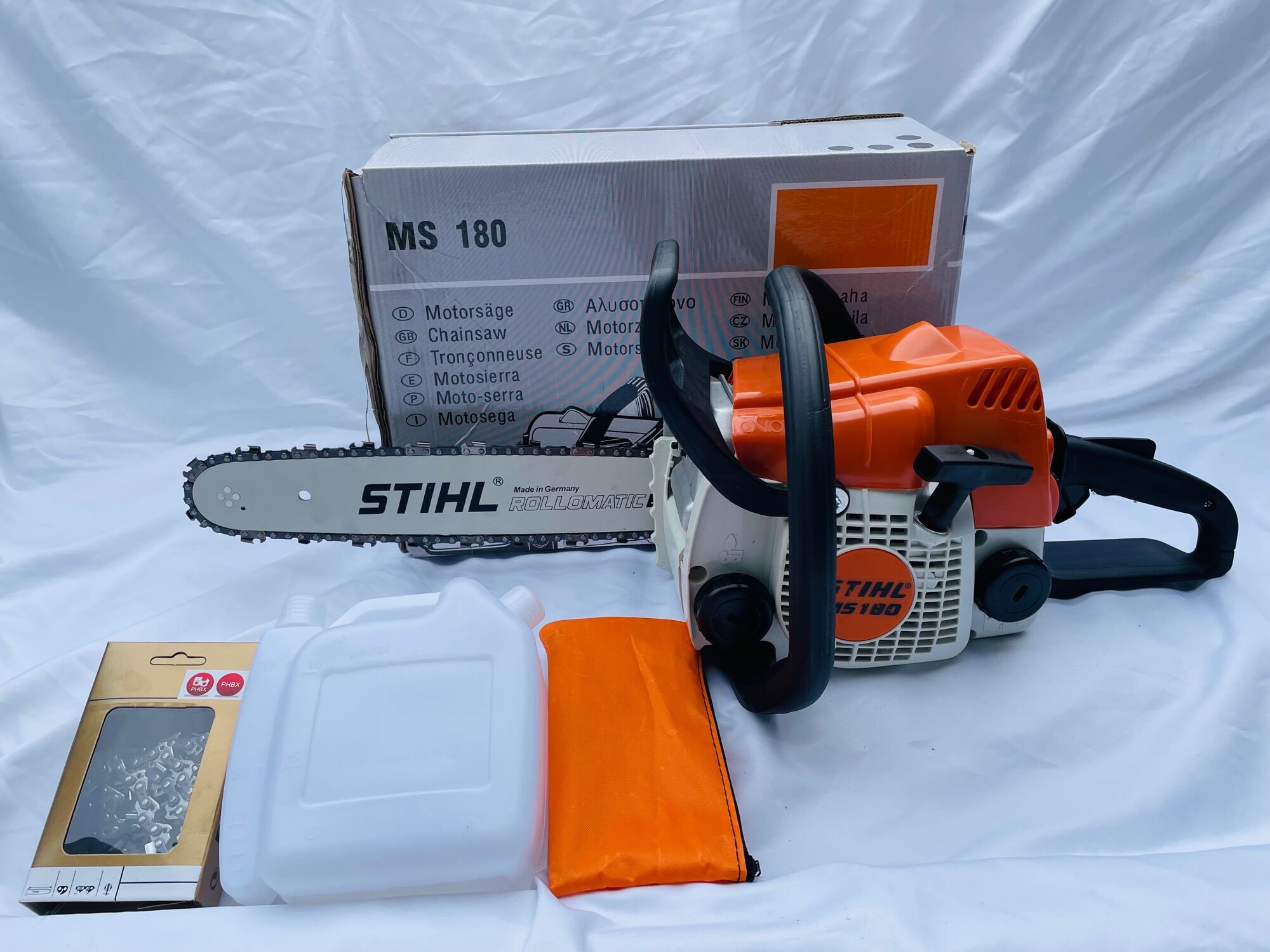 เลื่อยยนต์ รุ่น MS180 ( เกรดA งานไต้หวัน) บาร์โซ่ 16นิ้ว ###แถมโซ่ซอย ...