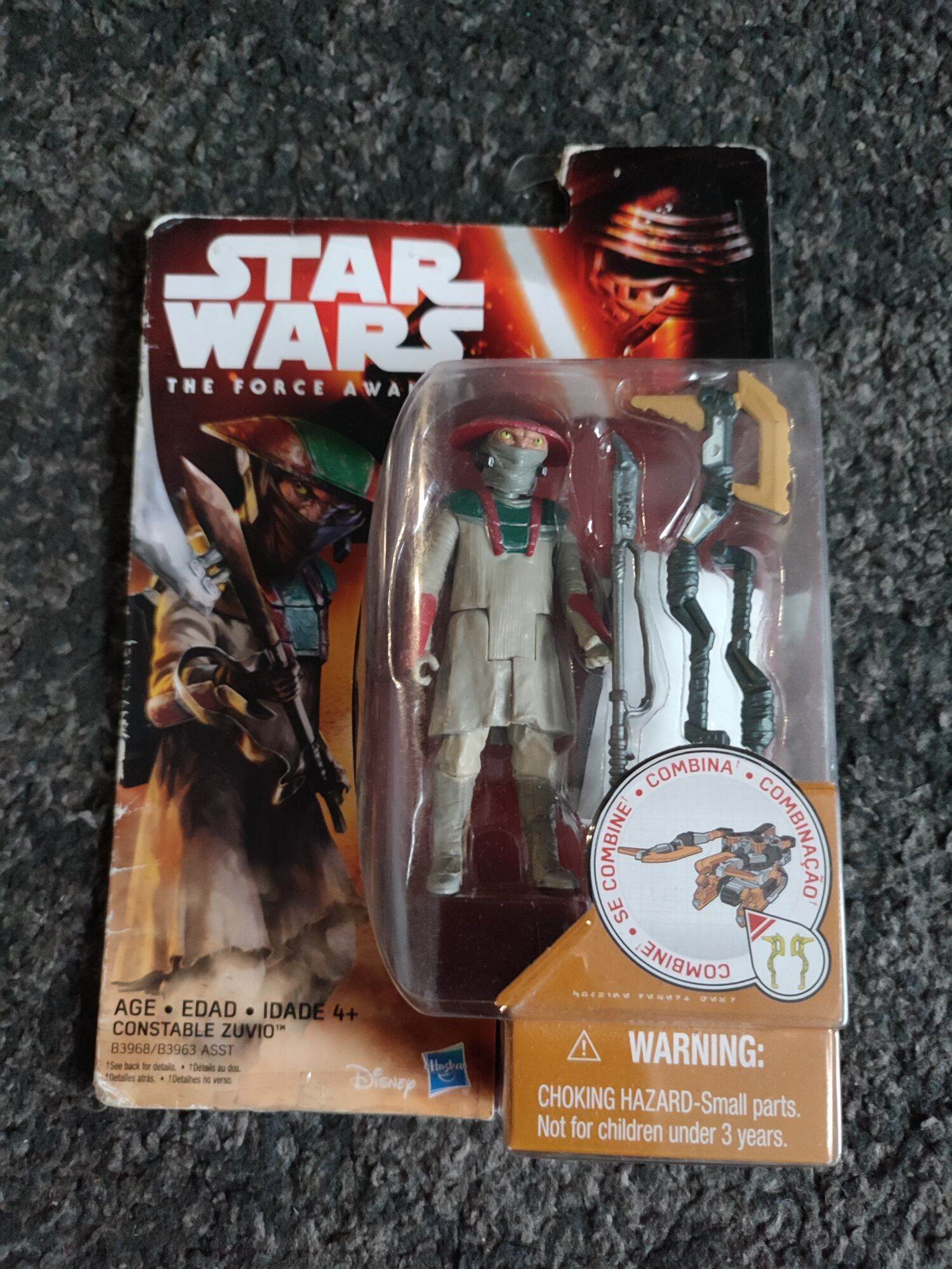 Star Wars The Force Awakens Constable Zuvio figure toy Hasbro ...
