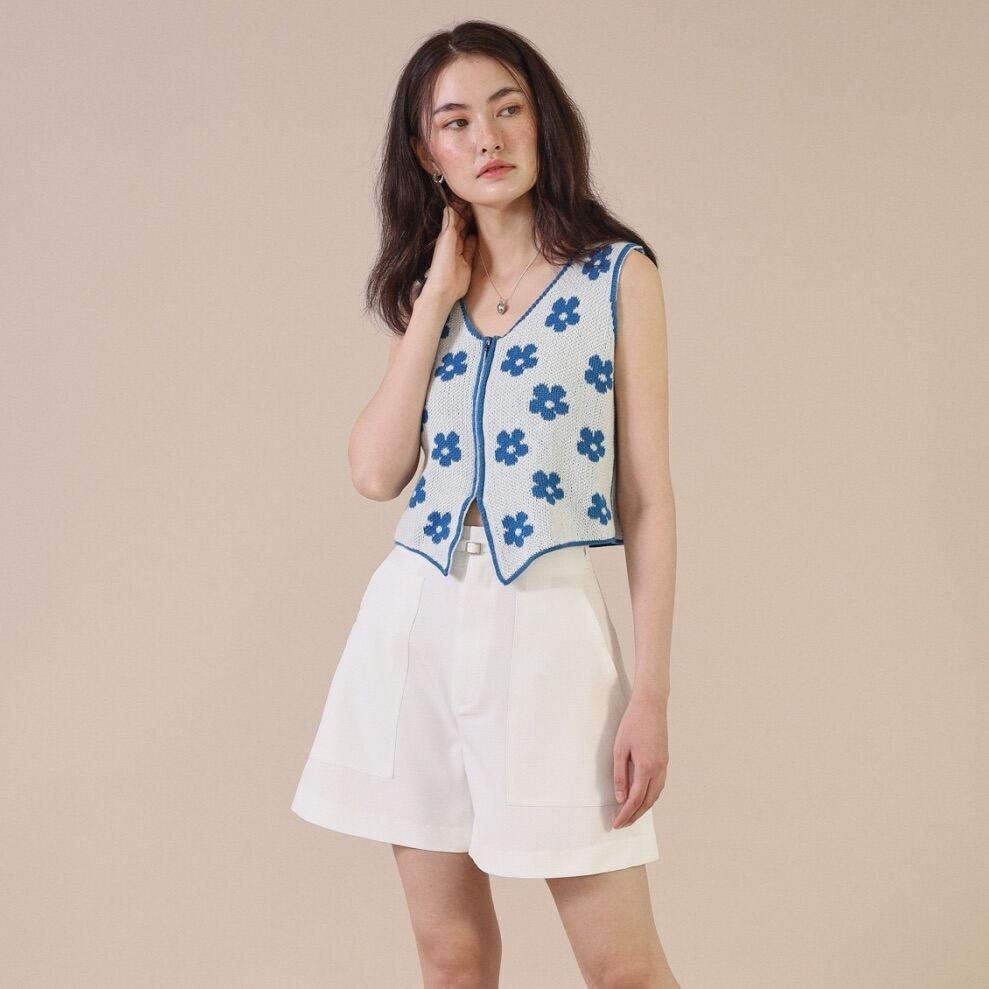 POCKETWOOD - Kira shorts 6 สี แพทเทิร์นใหม่ปรับขนาดต้นขาลง1 กางเกงขา ...