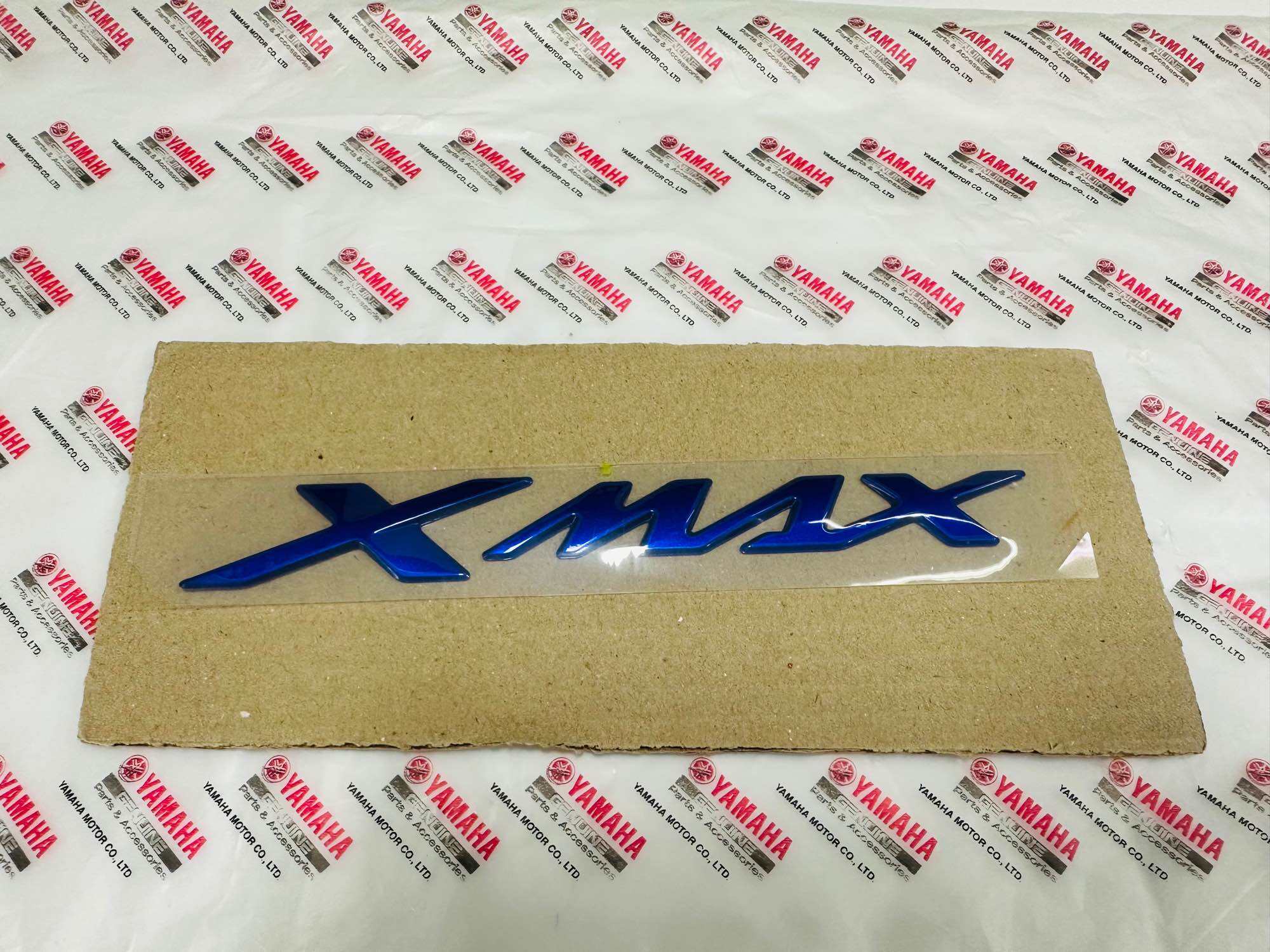 โลโก้XMAX (Logo) 3D ทุกสี กาวในตัว ชุดสี สติ๊กเกอร์ แฟริ่ง เฟรมตัวนูน3D ...