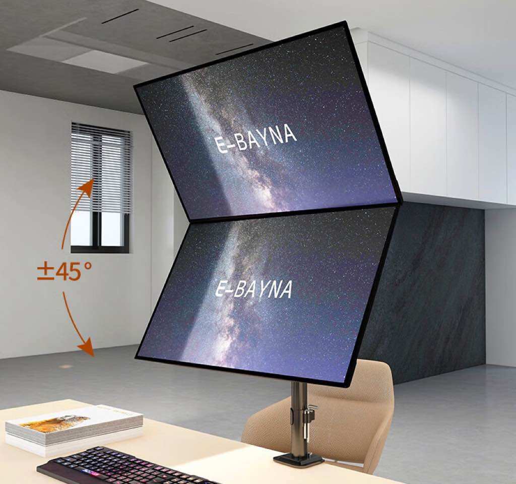 ขาตั้งจอมอนิเตอร์ บนล่าง หน้าหลัง เสาสูง80Cm รองรับ14-32 M063 - Gnn.Group - ThaiPick