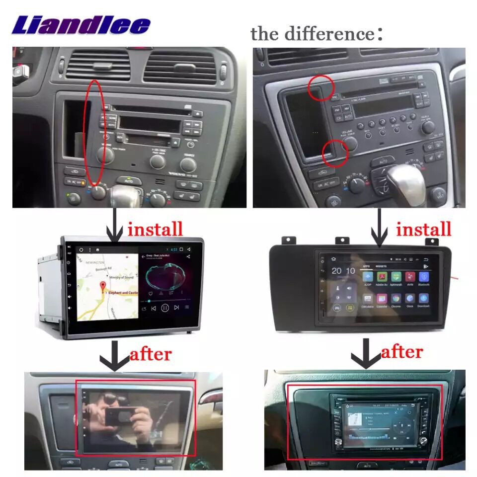 Car Multimedia Player For Volvo S60/V70/XC70 2000-2009 Radio Android UK ...