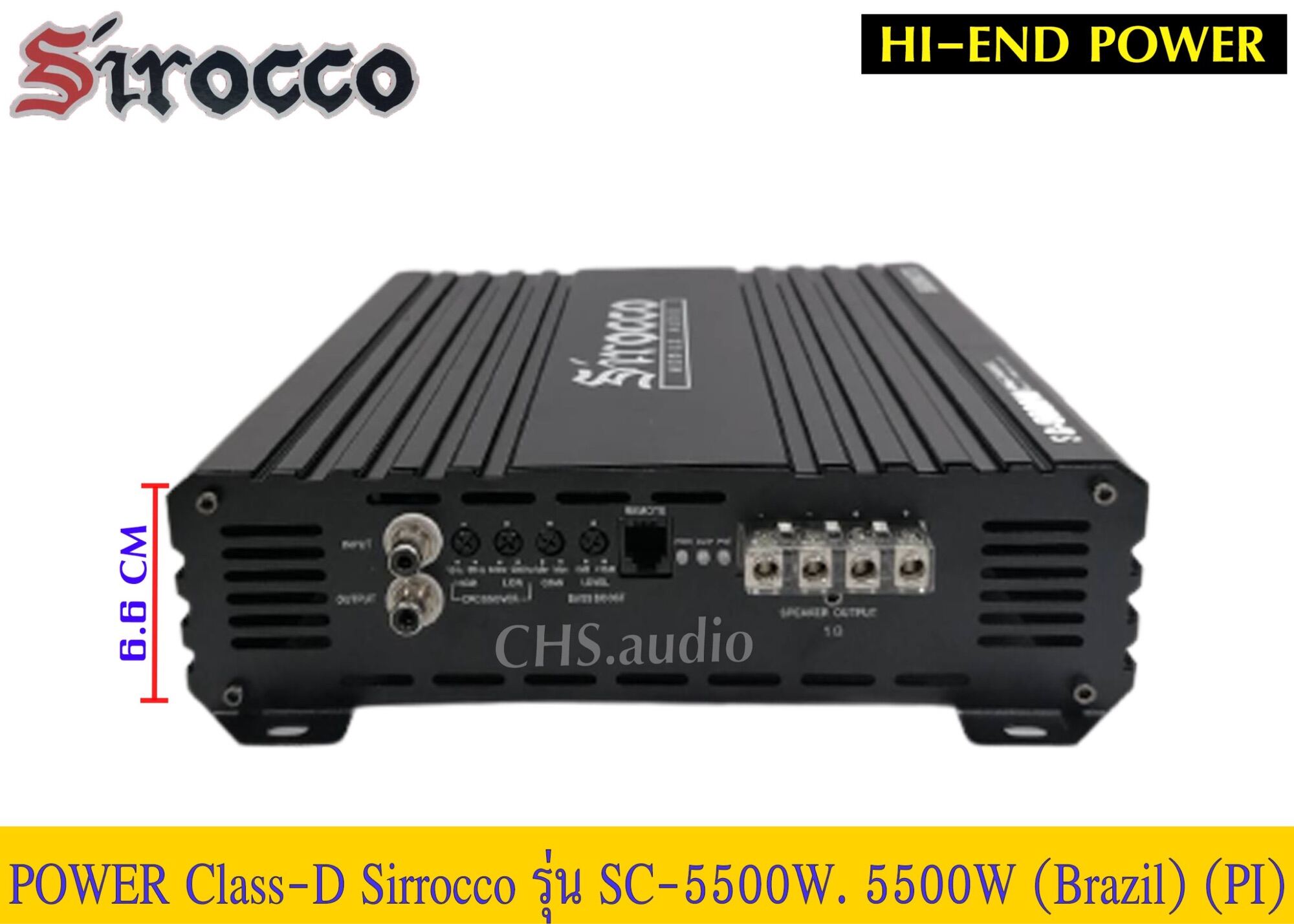 ขายเพาเวอร์แอมป์ POWER AMP ClassD Siroccoรุ่น SC-5500W (Brazil)5500Watt MAX - Koy-mixshop - ThaiPick