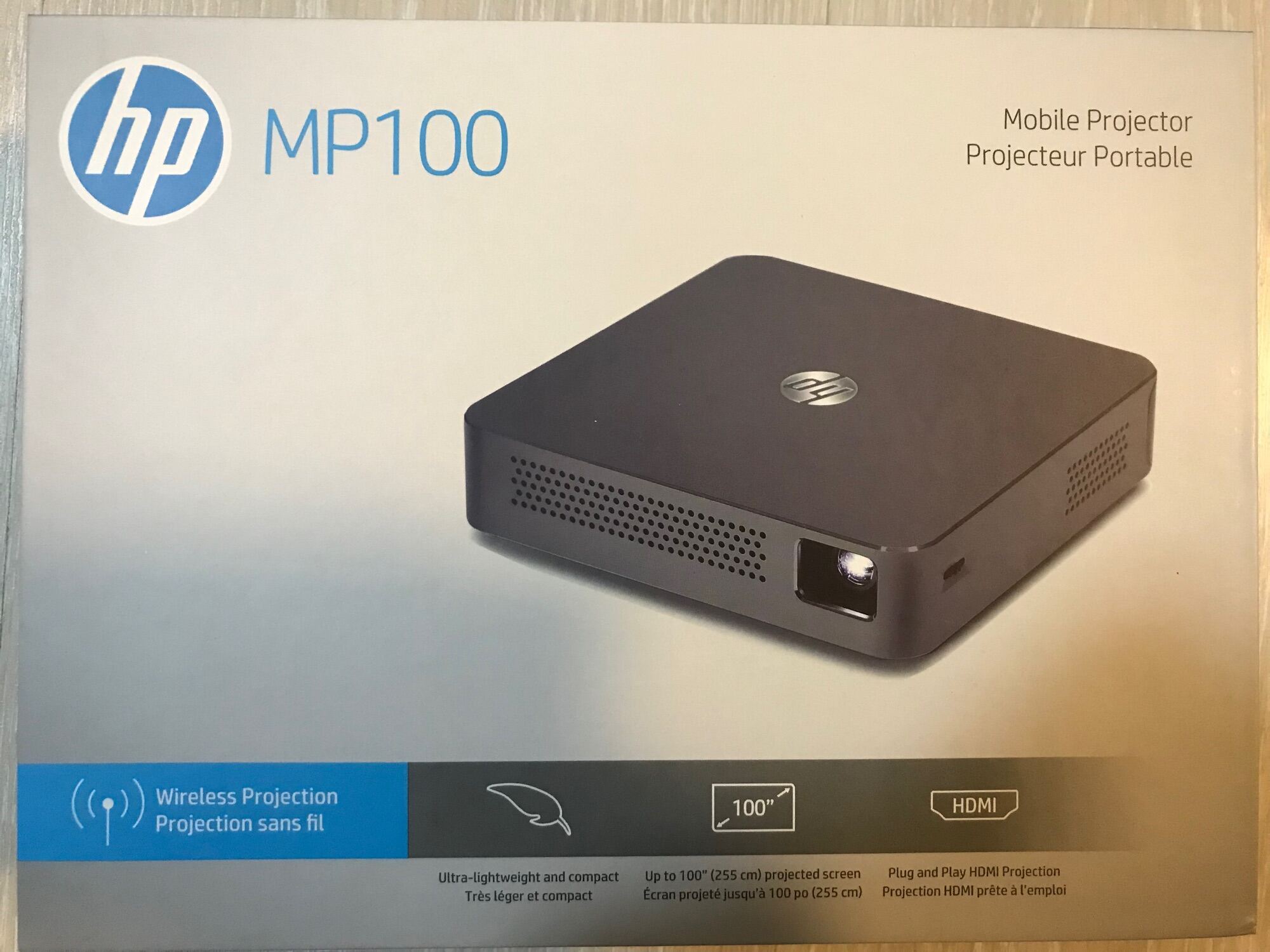 Hp MP-100 Mobile Projector โปรเจคเตอร์แบบมือถือ | Lazada.co.th