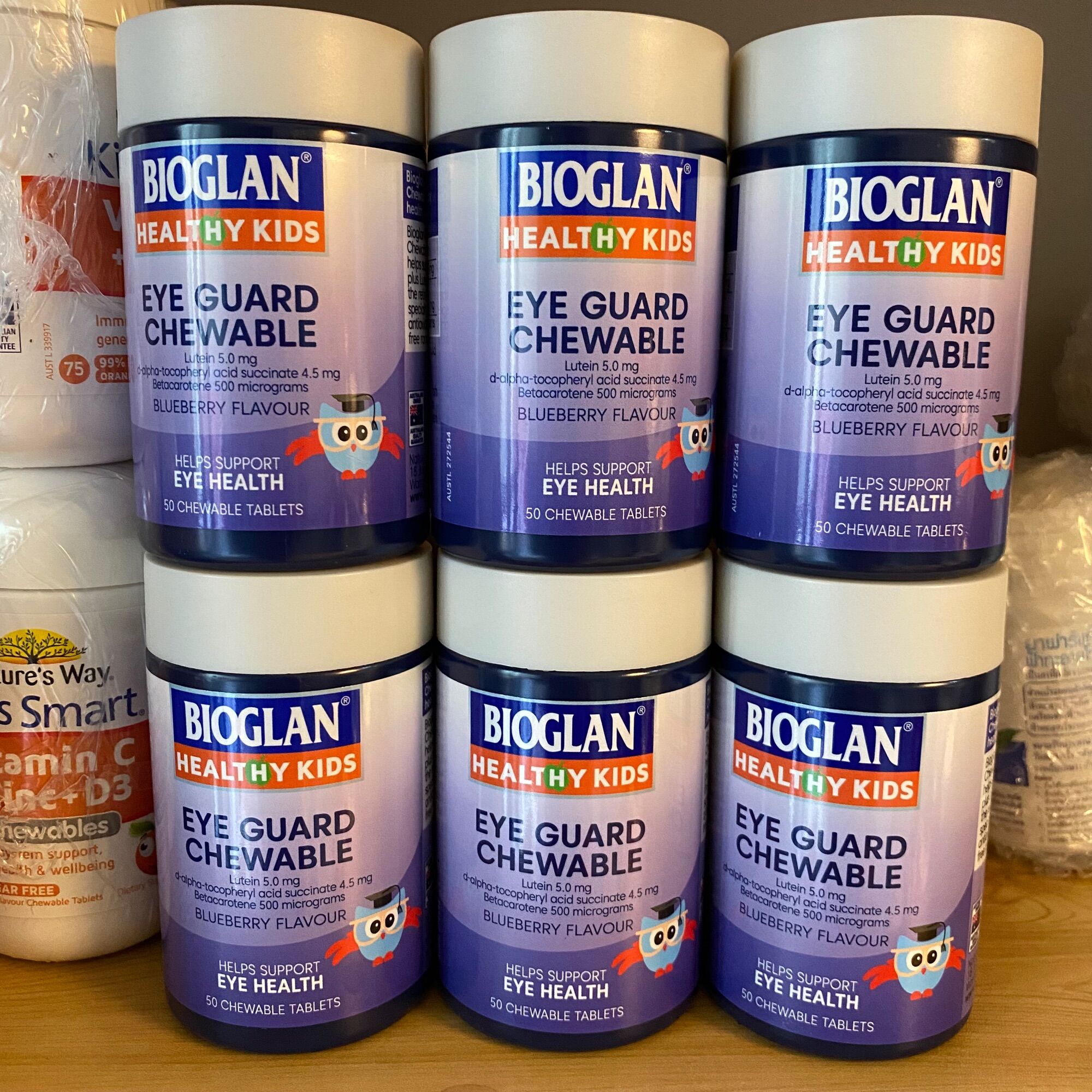 Eye Guard Chewable BIOGLAN ???? วิตามินบำรุงสายตา สำหรับเด็ก รูปแบบเม็ด ...