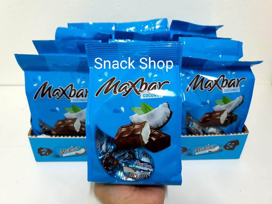 Maxbar Coconut Chocolate ช็อคโกแลตสอดไส้เนื้อมะพร้าวฉุ่มฉ่ำ อร่อย นุ่ม ...