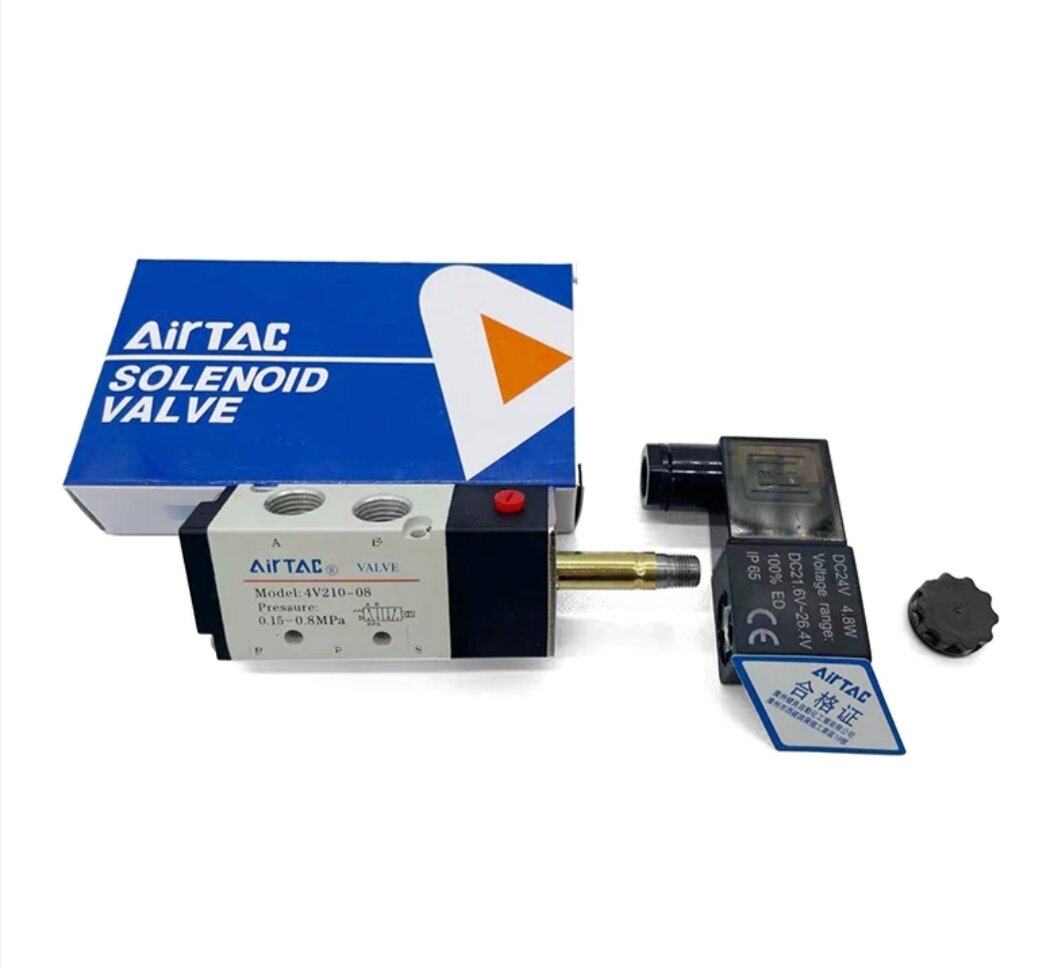 4V210-08B DC24V-220V Airtac Solenoid valve 5/2way PT1/4" | Lazada.co.th