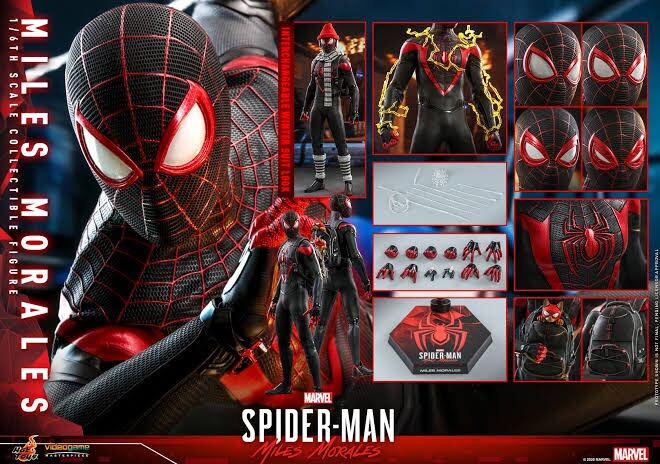 Hot Toys VGM046 SPIDER-MAN MILES MORALES | Lazada.co.th