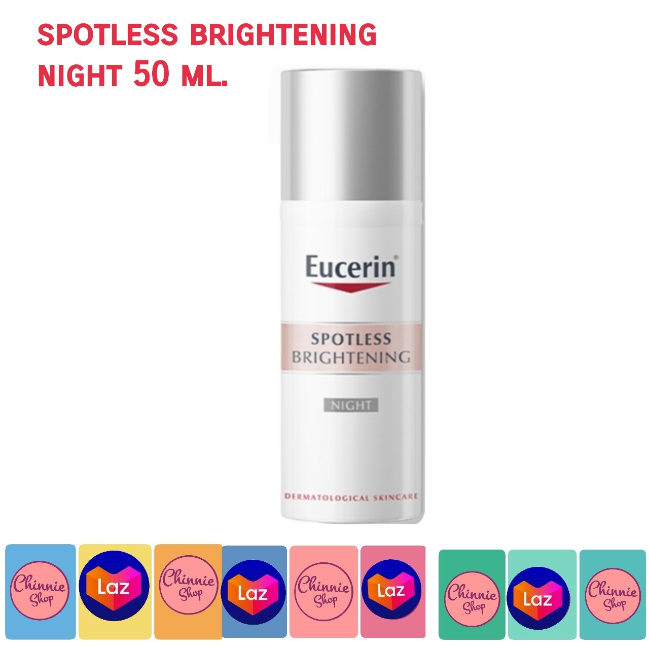 Eucerin Spotless Brightening Night 50 ml. ครีมบำรุงกลางคืรเพื่อผิวกระ ...