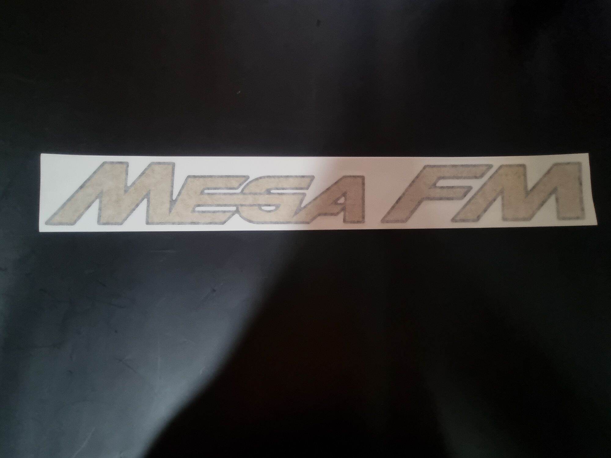 🚚สติ้กเก้อMega FM ติดแผงหน้าด้านซ้าย ฮีโน่เมก้า | Lazada.co.th