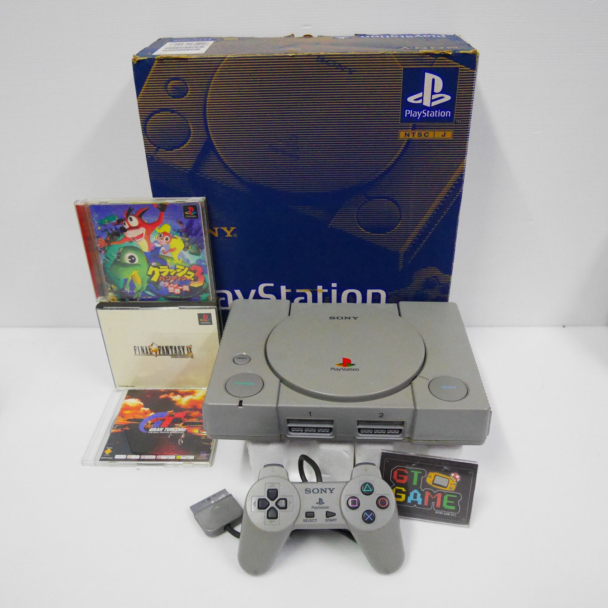 SONY PS1 SCPH-3000 🎮 Boxed 90% Original Japan 🇯🇵 110 v. 🕹 (1995)⚡ PS1 ...