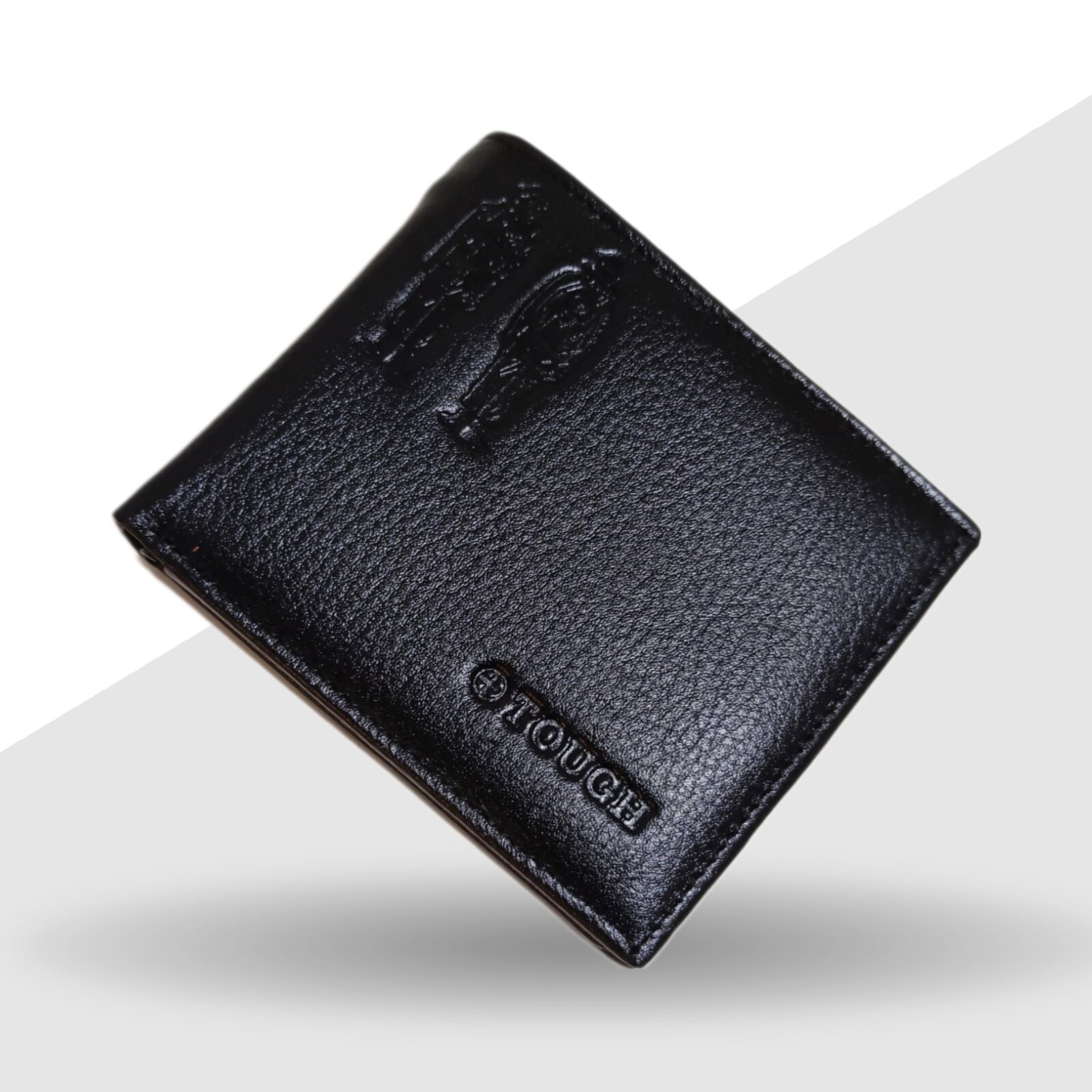 TOUGH กระเป๋าสตางค์ใบสั้นหนังแท้หนังนิ่มใส่แบงค์2ช่องใส่บัตร14ช่องมีซิป ...