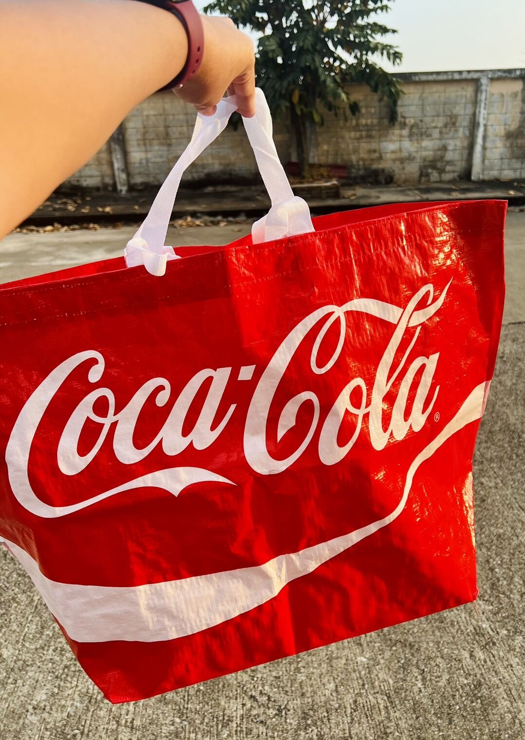 Coca-Cola’s Tote Bag ถุงกระสอบโค้กใบใหญ่จุใจ set2ใบ2สี - Na Na Premium ...