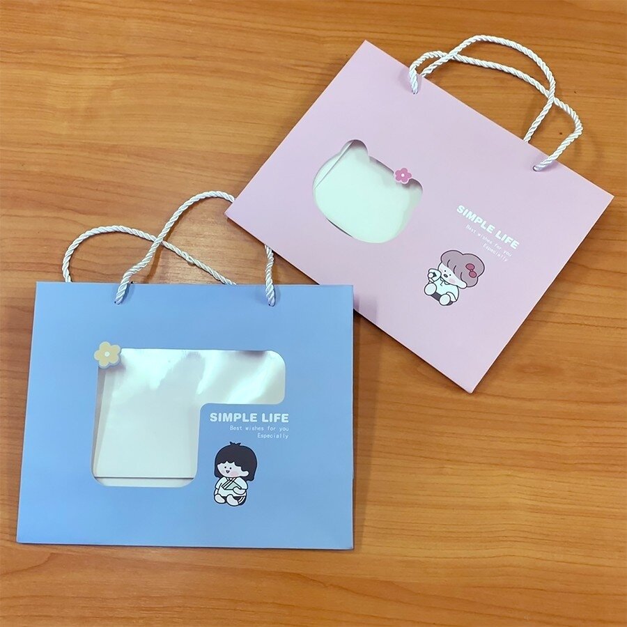 ถุงกระดาษคละลายมีช่อง Easy4mall Thaipick