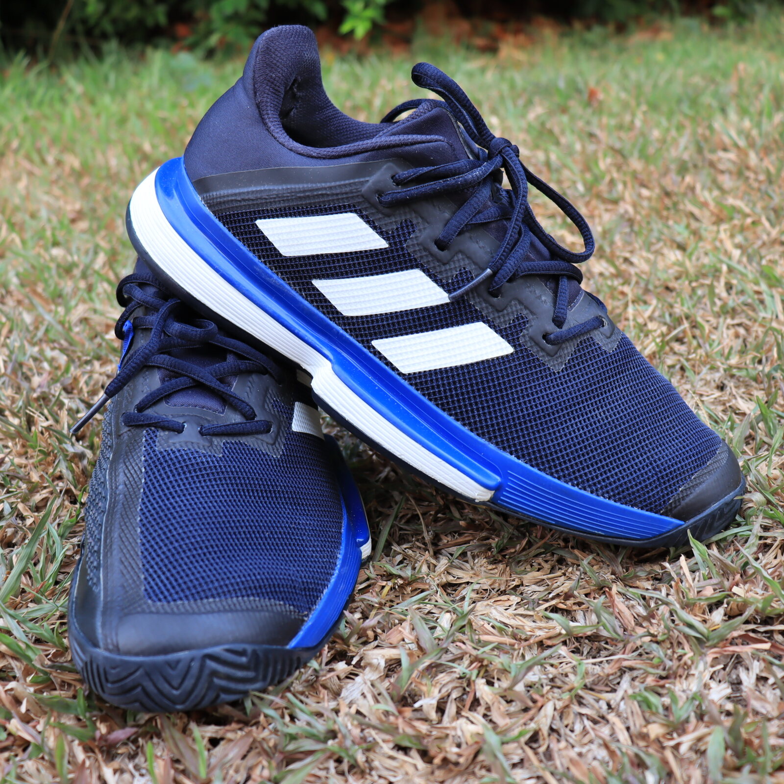 ส่งฟรี Adidas EF2440 Solematch Bounce Mens Tennis Sneakers Shoes Casual Size 9.5us 27.5cm Pre ...