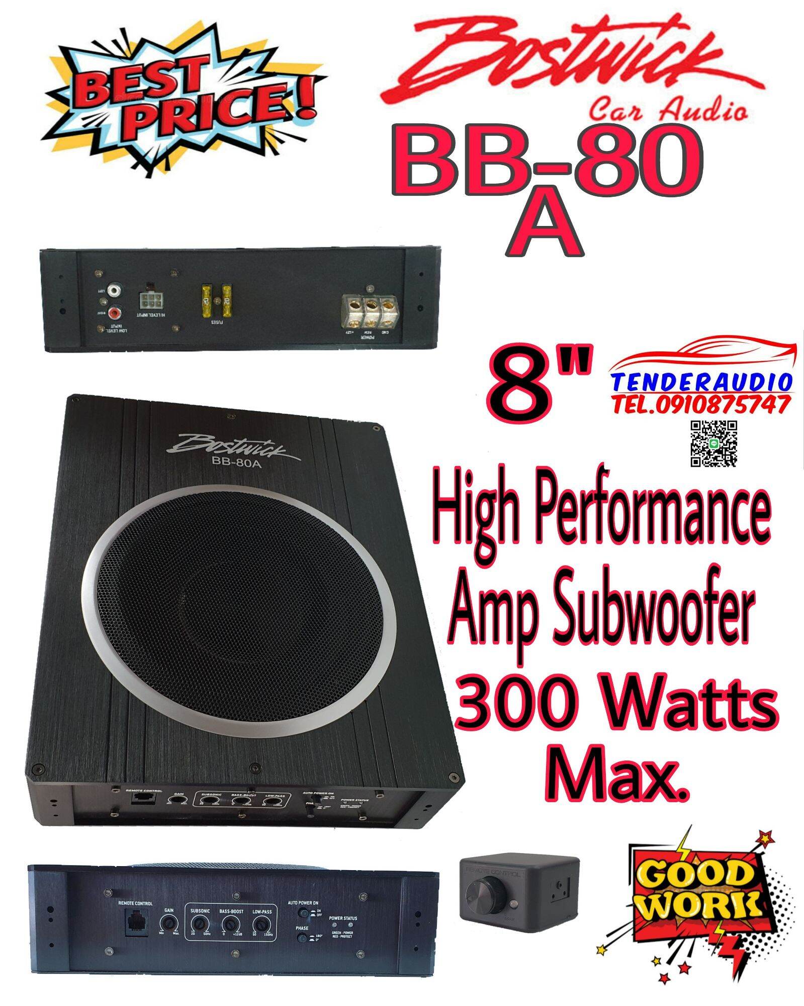 BOSTWICK BPA150 CAR PRE-AMP 5 BAND ปรีแอมป์เสียงดี - MixASale