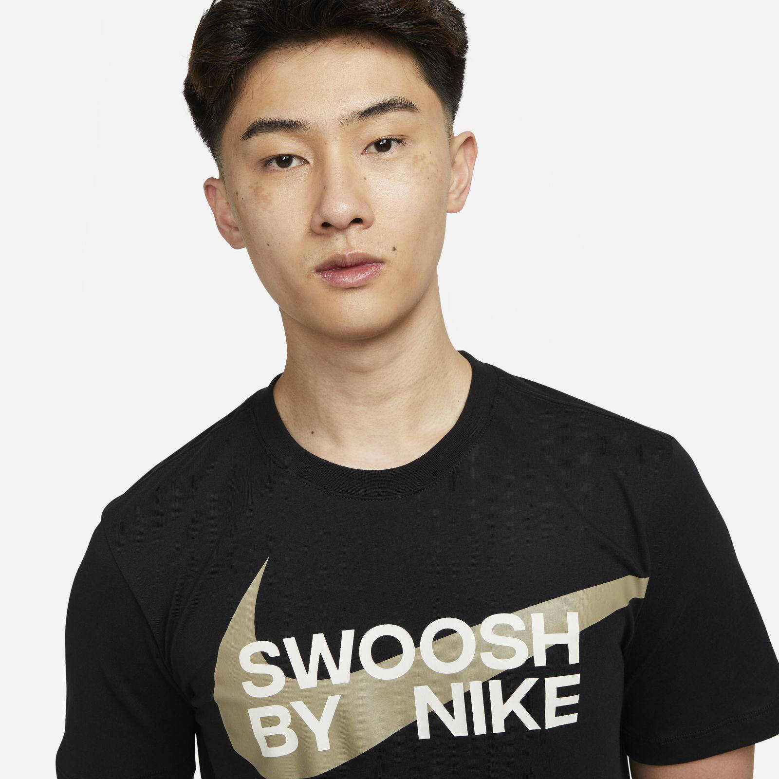 Nike Men's Dri-fit Big Swoosh FA23 Tee - Black | Lazada.co.th