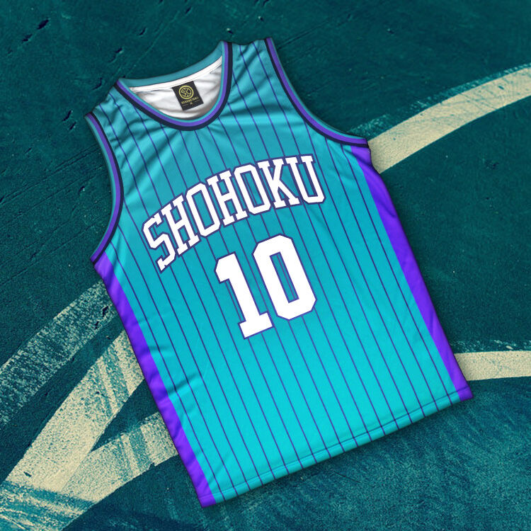 SD Ball Uniform Training Slam Dunk Uniform Hunan Stripes Sakuragi ...
