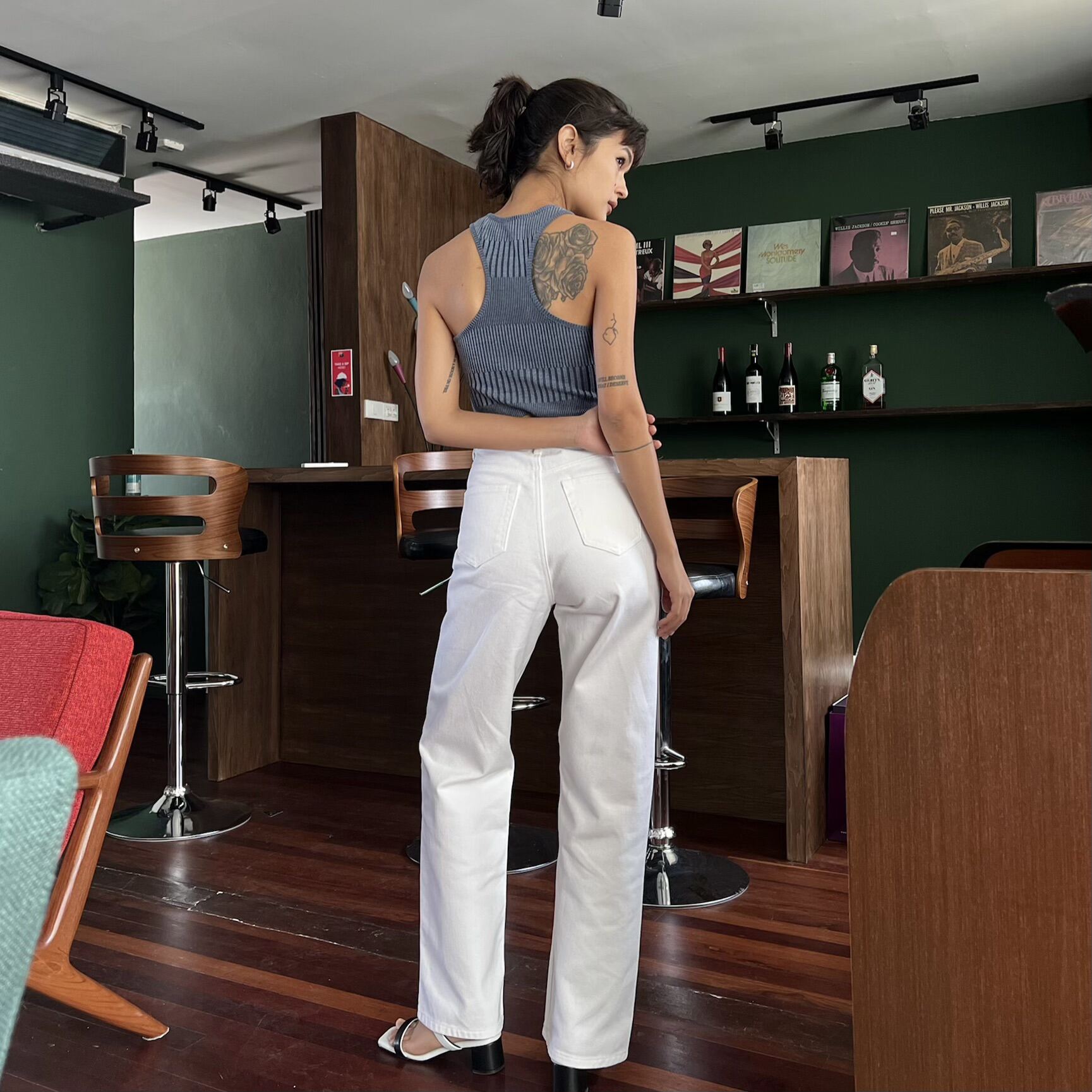 GREYSCALE T89 - Cropped knit tank - Greyscale Studio - ThaiPick