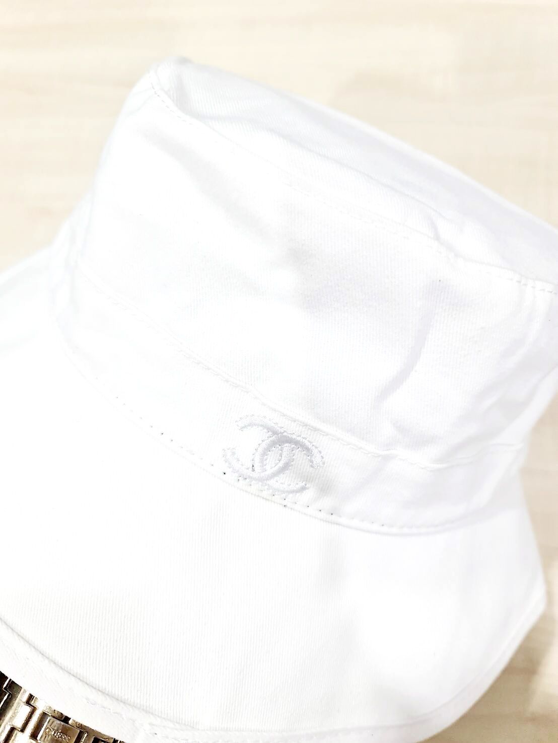 **BENE**หมวกบักเก็ต Cha nel หมวกแฟชั่น Bucket Hat หมวกกันแดด งานป้าย ...