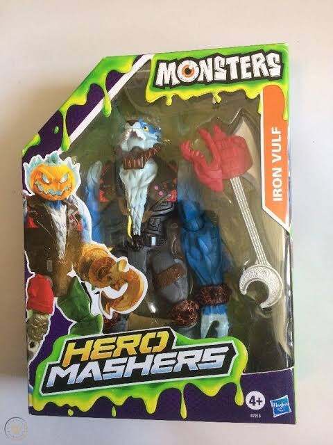 HASBRO HERO MASHERS MONSTERS IRON VULF ACTION FIGURE - imageoutlet ...
