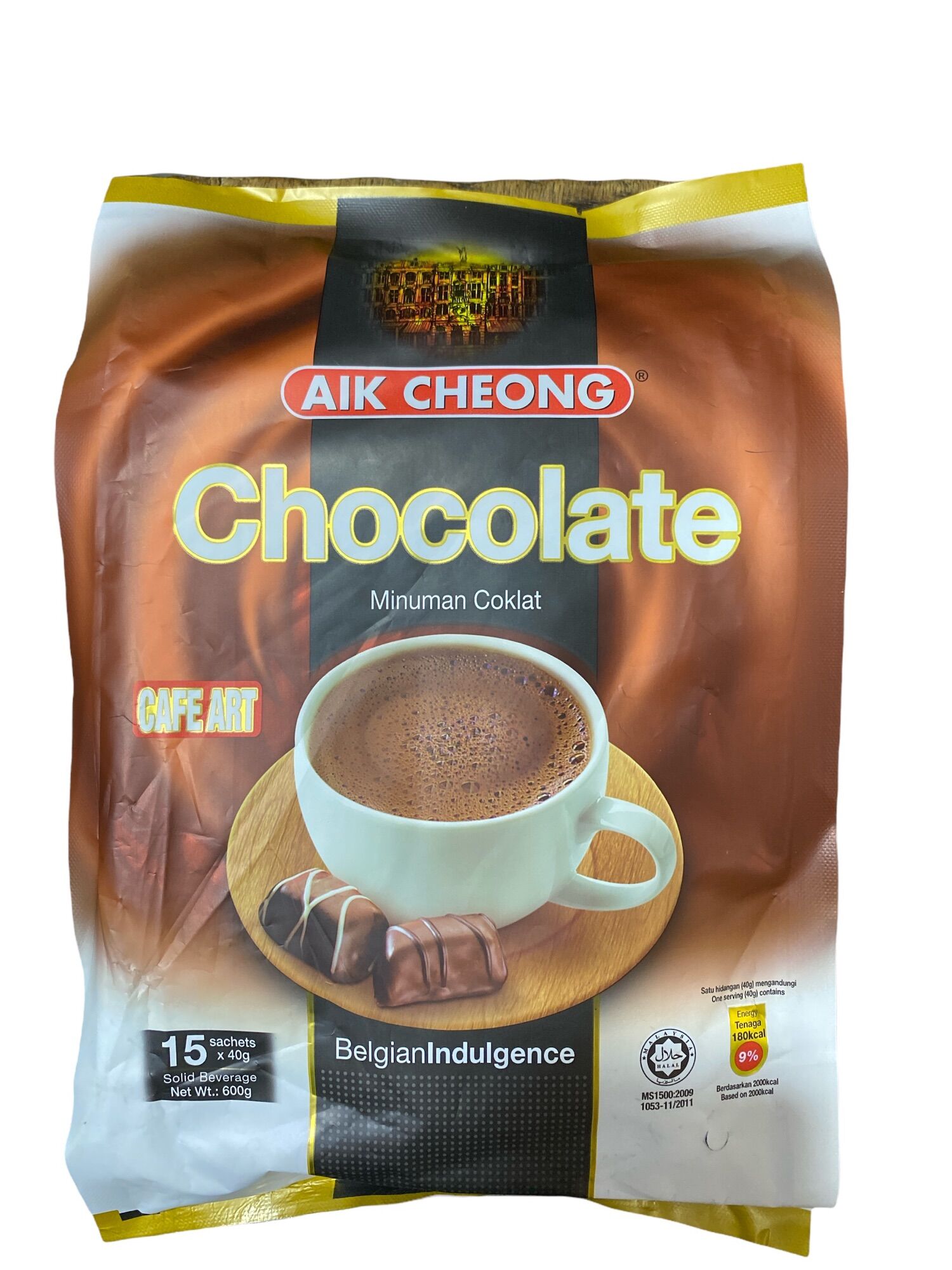 ช็อกโกแล็ตร้อน Aik chong ทรีอินวัน พร้อมชง สำเร็จรูป เข้มข้นอร่อย หวาน ...