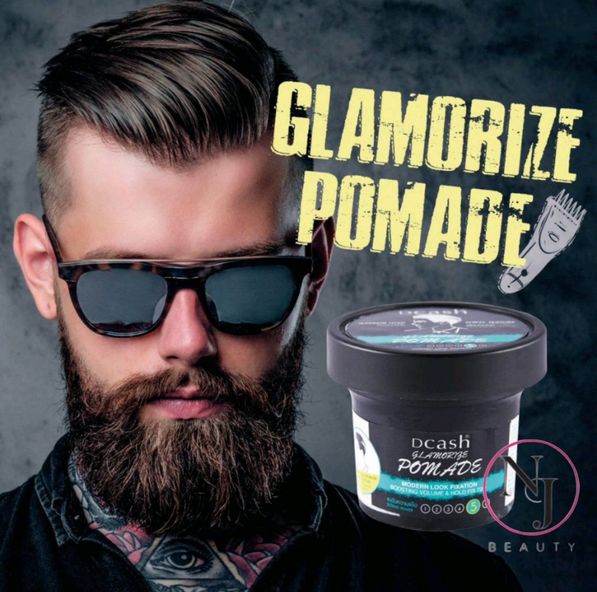 DCASH GLAMORIZE POMADE แว็กซ์แต่งผม ดีแคช แกลมเมอร์ โปรเมท อยู่ทรงยาว ...