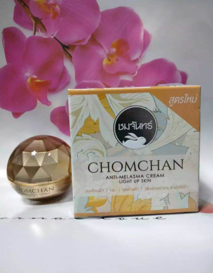 ครีมชมจันทร์ ชมจันทร์ สูตรไหม่ Chomchan Anti Melasma Cream 15g | Lazada ...