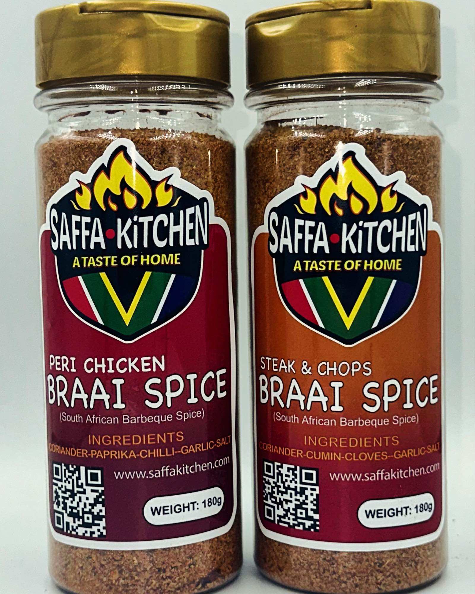 Saffa Kitchen braai spice shaker, Jumbo. Two flavors to choose from ...