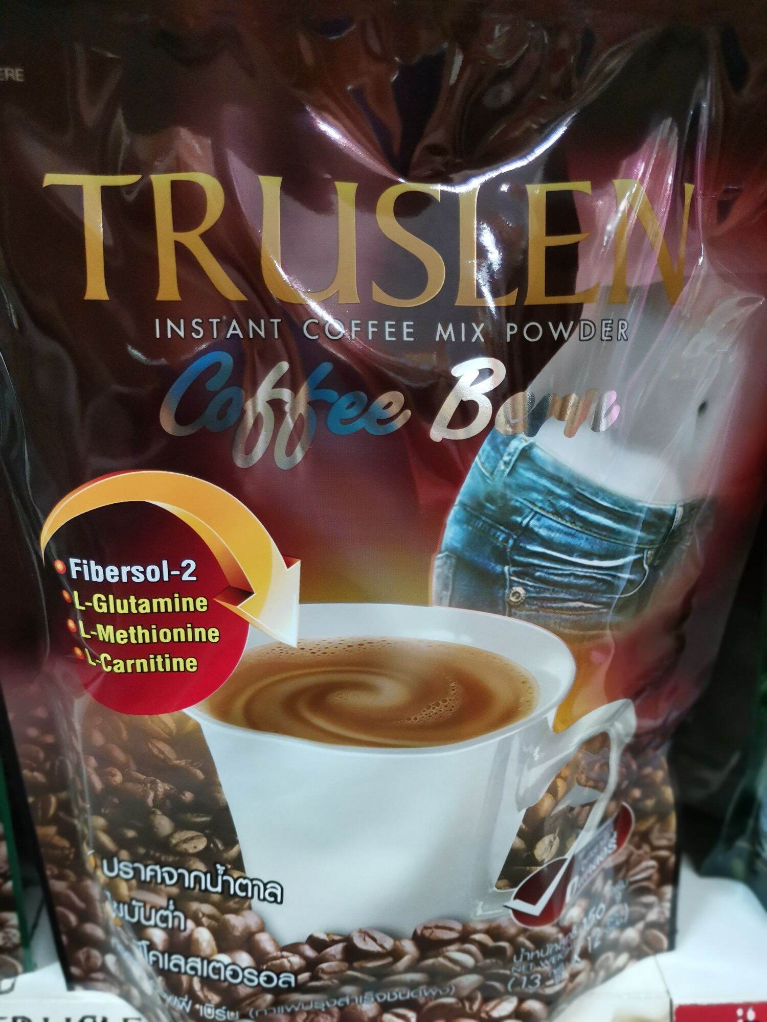 กาแฟสำเร็จรูป TRUSLEN COFFEE BERN ทรูสเลน คอฟฟี่ เบิร์น (1 ถุงมี 12 ซอง ...