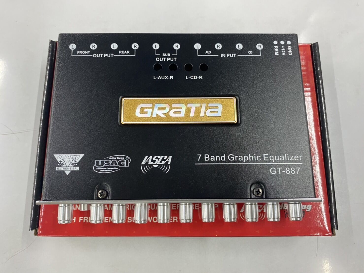 GRATIA เครื่องเสียงรถยนต์/ปรีแอมป์/ตัวปรับเสียง/ปรี7แบน/แยกซับอิสระ GRATIA รุ่นGT-887 - Dear car ...