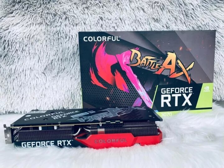 Colorful iGame GeForce RTX 3070 Advanced OC LHR-V Tri-Fan 8GB 256bit ...