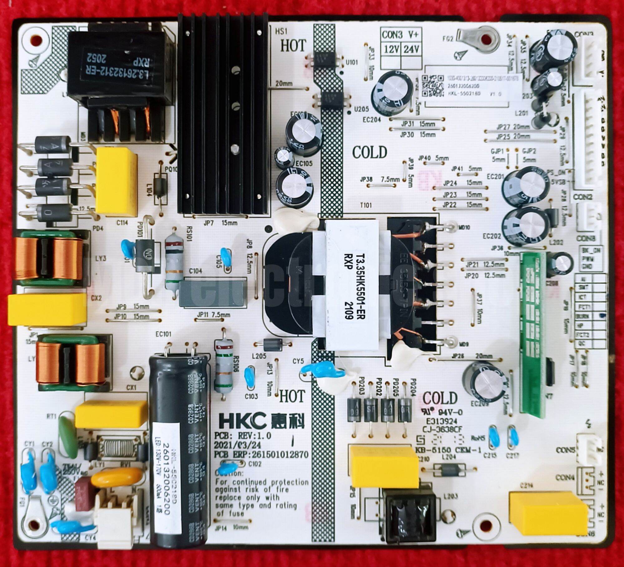 เพาเวอร์ซัพพลาย HAIER รุ่น H58K6UG พาสบอร์ด KB-5150 | Lazada.co.th