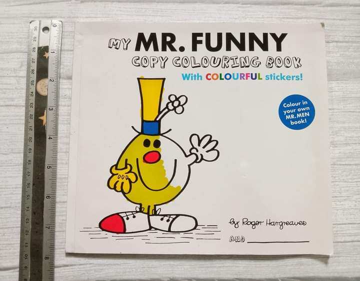 หนังสือเด็ก นิทานเด็ก Mr. Men My My Funny copy colouring book Mr ...