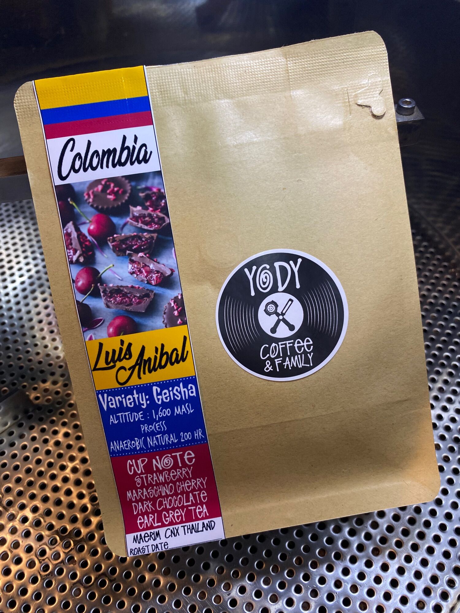 🇨🇴Colombia Luis Anibal “Geisha” anaerobic natural 200hr process 100g ...